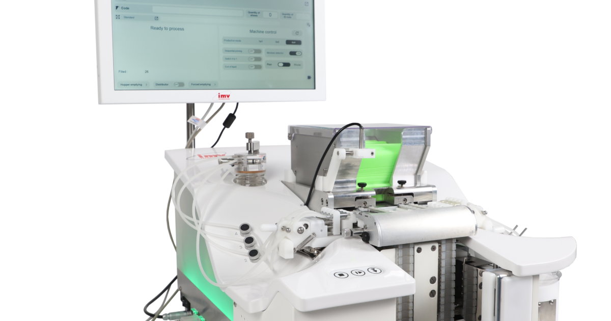 ISevo V2 Alpha Flex - Filling & sealing machine for bovine semen straws - IMV Technologies Brasil